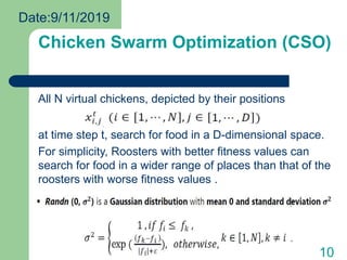 Bio Inspired Distributed WSN Localization Based on Chicken Swarm Optimization | PPT