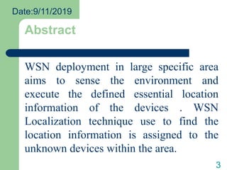 Bio Inspired Distributed WSN Localization Based on Chicken Swarm Optimization | PPT