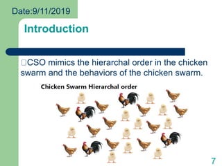 Bio Inspired Distributed WSN Localization Based on Chicken Swarm Optimization | PPT