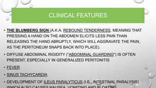 Presentation on peritonitis | PPTX