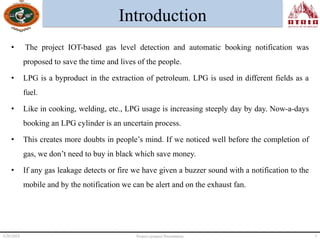 PRESENTATION_SYNOPSIS team.pdf and lpg gas level detection | PDF