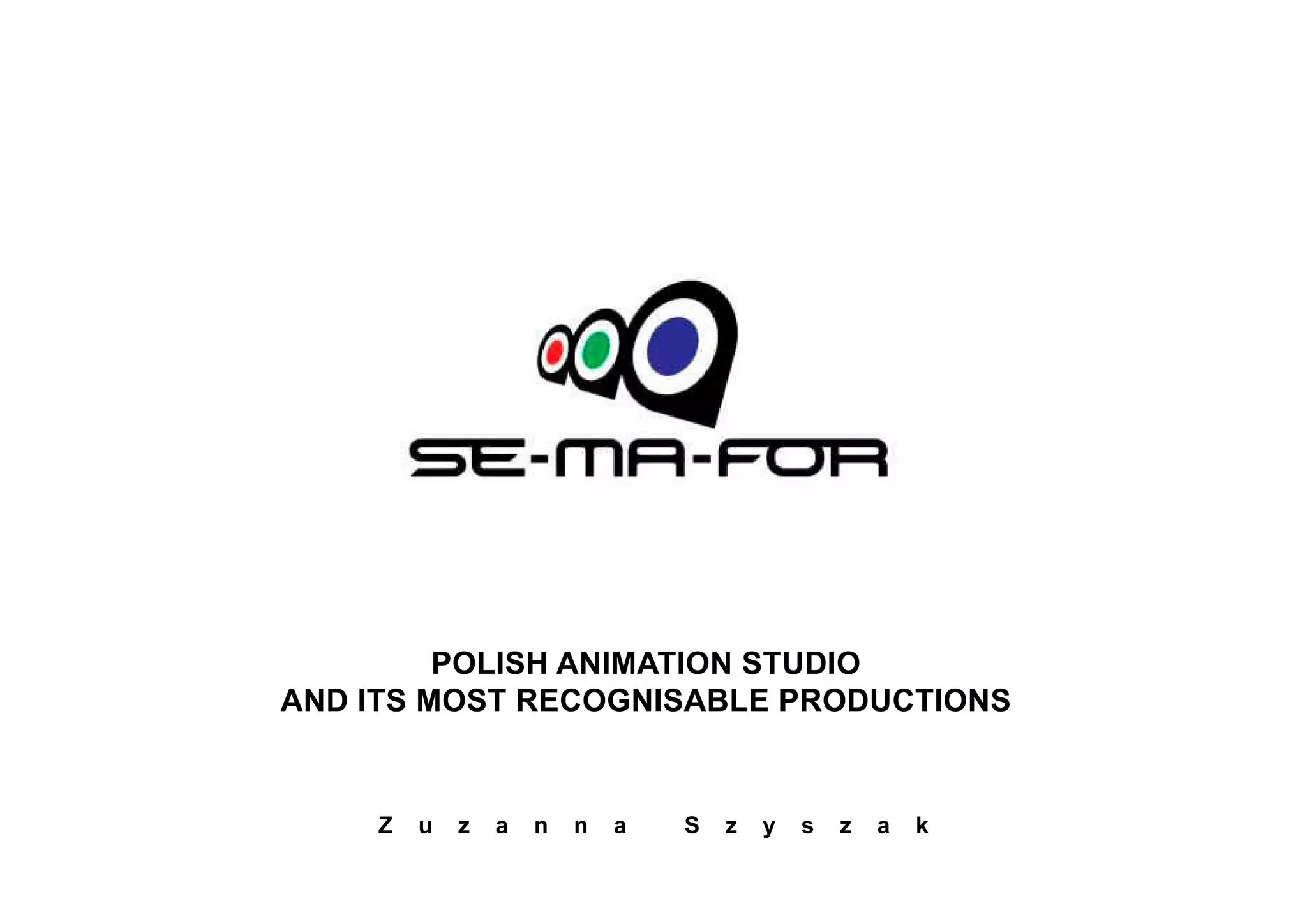 "Se-Ma-For - Polish Animation Studio and its most recognisable ...