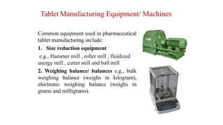 Presentation tablet production madhu k s | PPTX