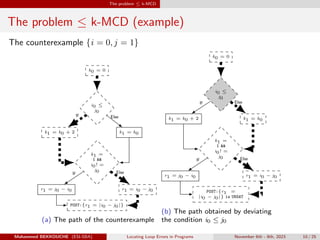 Locating Loop Errors in Programs: A Scalable and Expressive Approach using LocFaults | PPT