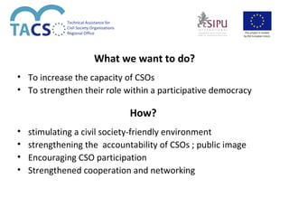 Presentation TACSO p2p | PPT