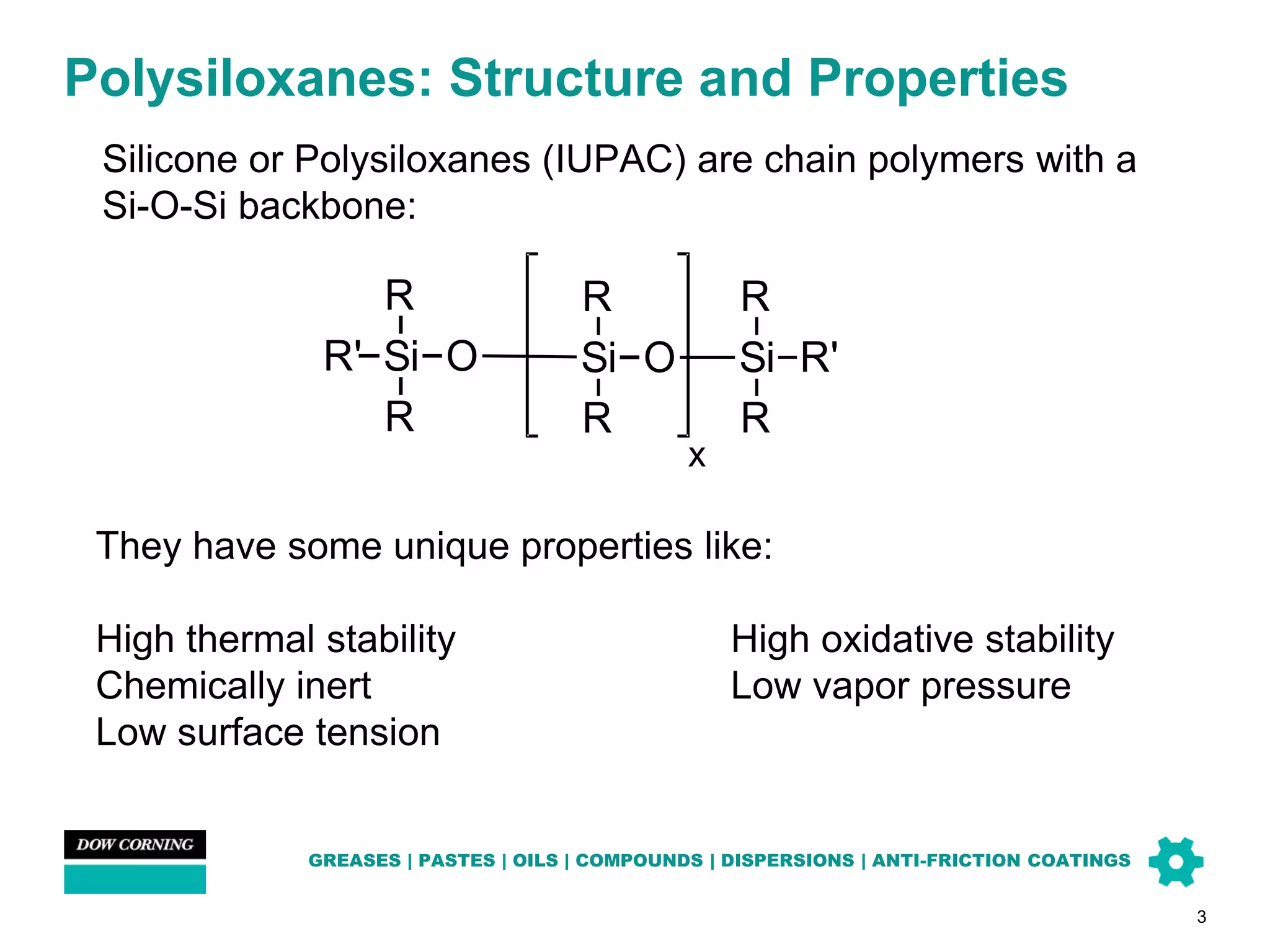 New Silicone Copolymer Lubricants - the alternative to PFPE lubrication ...
