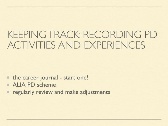 Untangling the professional development plan: a 'how to' guide for ...