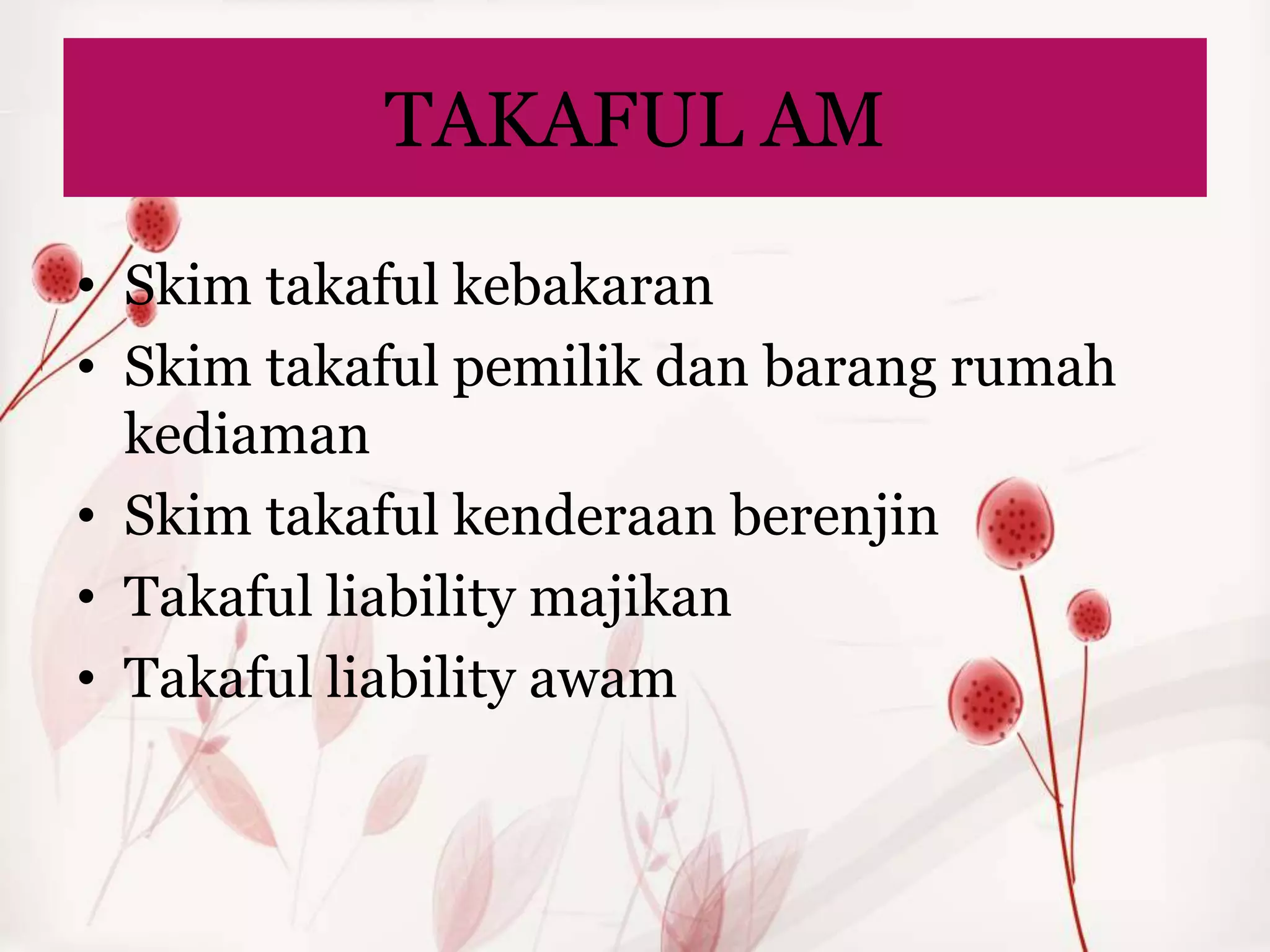 Presentation takaful | PPTX