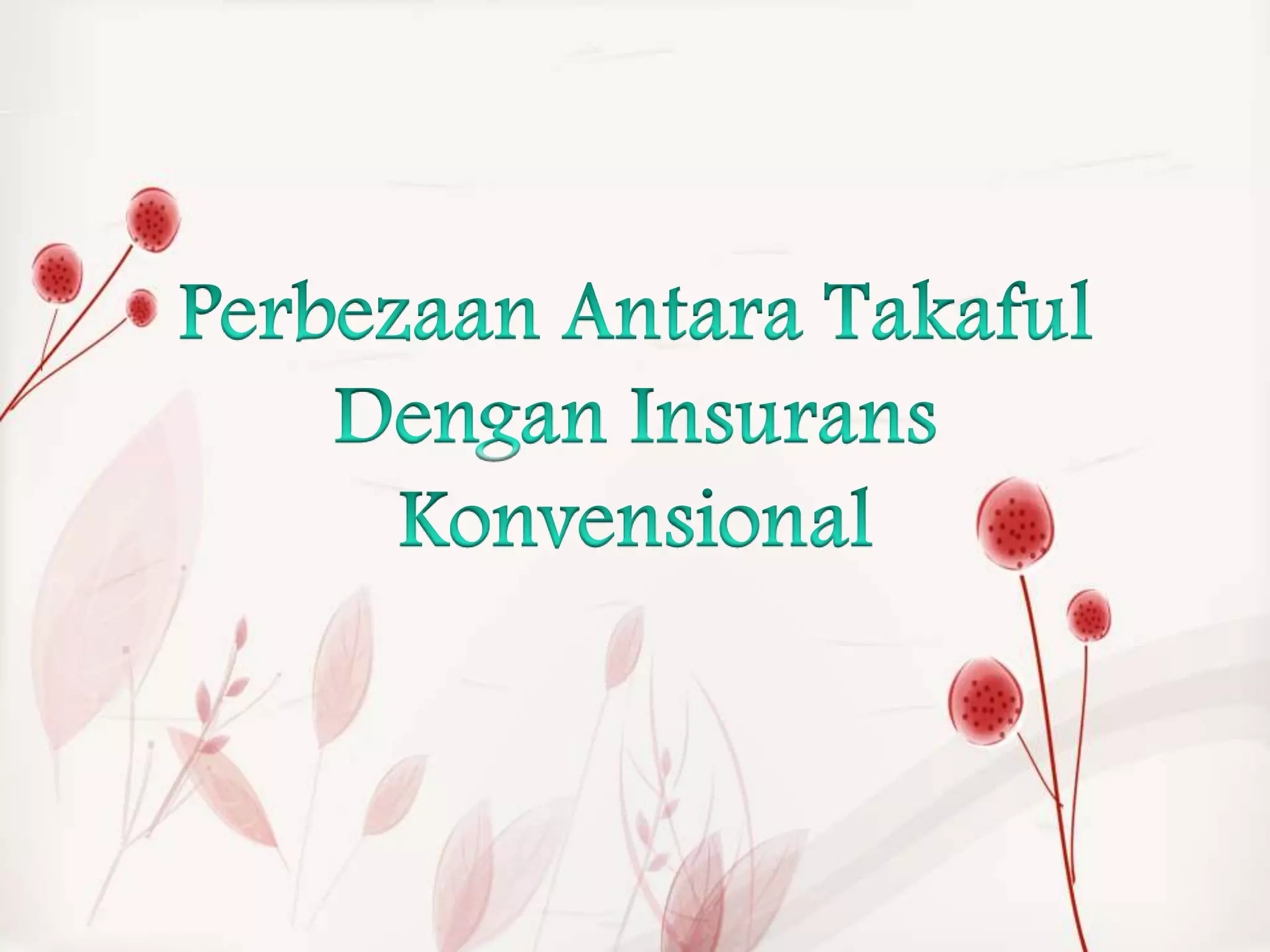 Presentation takaful | PPTX