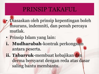 Presentation takaful | PPTX