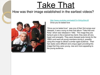 Presentation on Take That | PPT