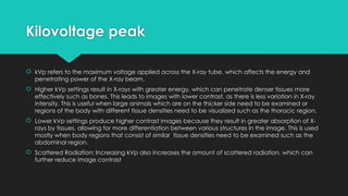diagnostic imaging control panel: film, cassettes and exposure factors ...