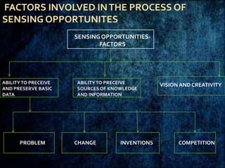 PROMOTION OF A VENTURE- opportunity analysis external environment ...