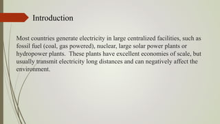 Distributed Generation | PPTX