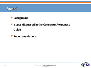 Presentation Tariff Guide for Telecom Consumers | PPT