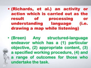 task-based instruction | PPT