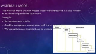 System development life cycle stages and models | PPTX