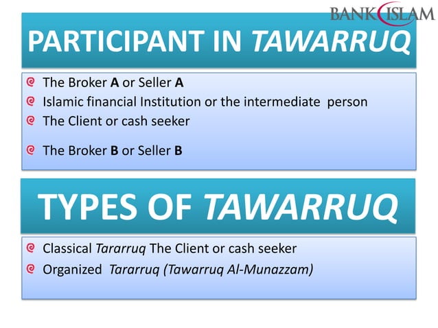 Tawarruq: Islamic Personal Financing | PPTX
