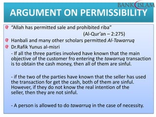 Tawarruq: Islamic Personal Financing | PPTX