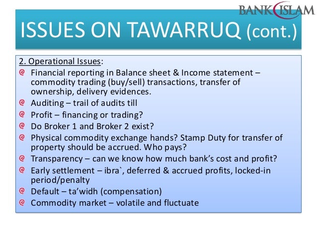 Tawarruq: Islamic Personal Financing