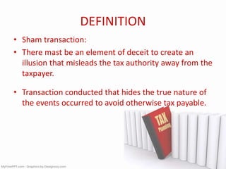 Presentation tax avoidance | PPTX