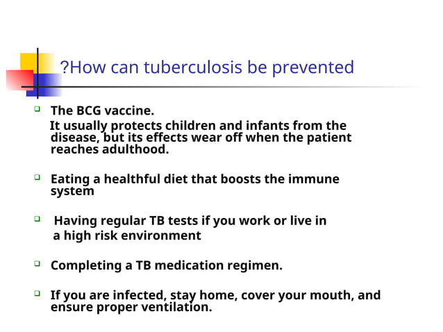 mycobacterium tuberculosis slide share .. | PPT