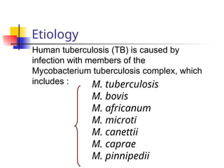 mycobacterium tuberculosis slide share .. | PPT