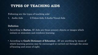 Presentation teaching aids | PPTX