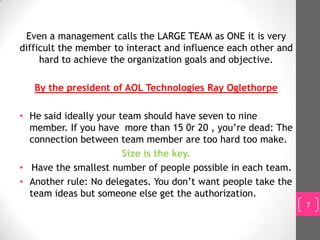 Organizational Behavior (TEAM) | PPTX