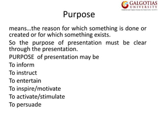 Presentation techniques | PPTX