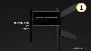 Presentation techniques: Signpost Language | PPTX