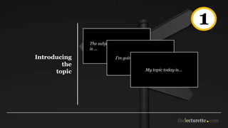 Presentation techniques: Signpost Language | PPTX