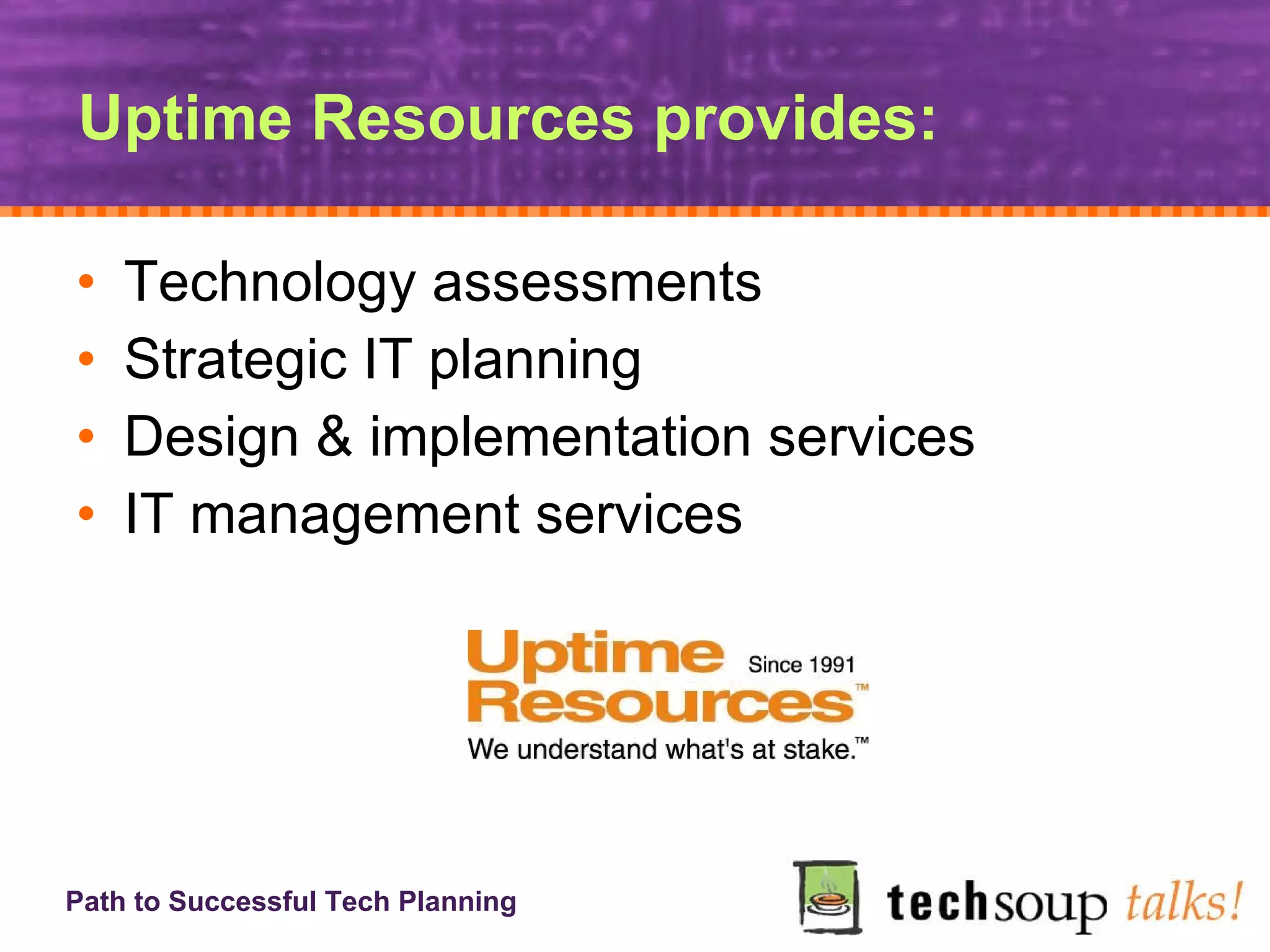 Path to Successful Tech Planning | PPT
