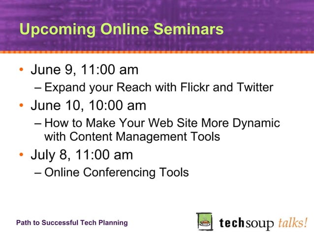 Path to Successful Tech Planning | PPT