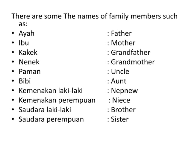 Presentation Family Members | PPTX | Celebrity Families | Pop Culture