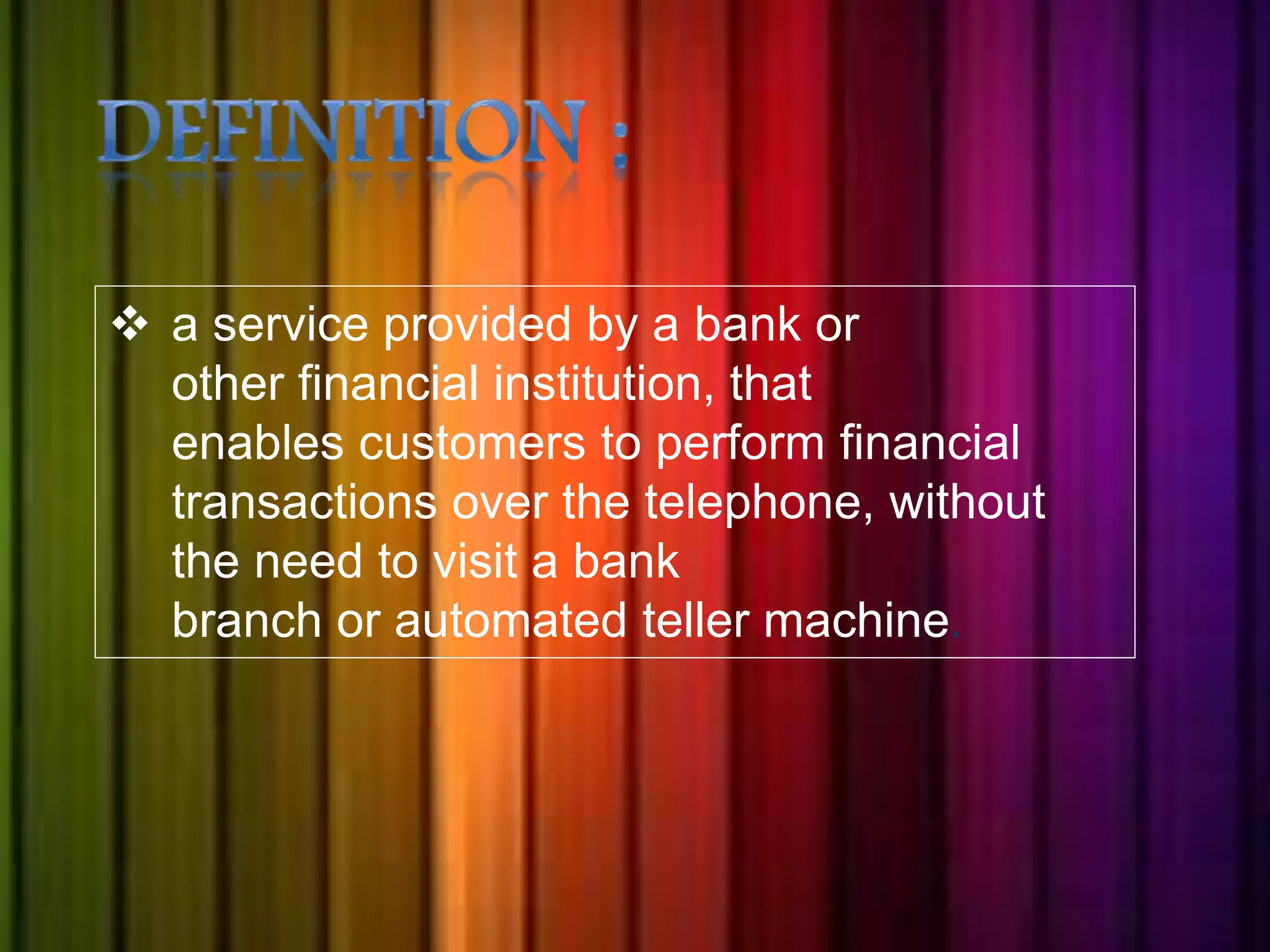 Telebanking and EDI system | PPTX | Business Banking & Finance | Business
