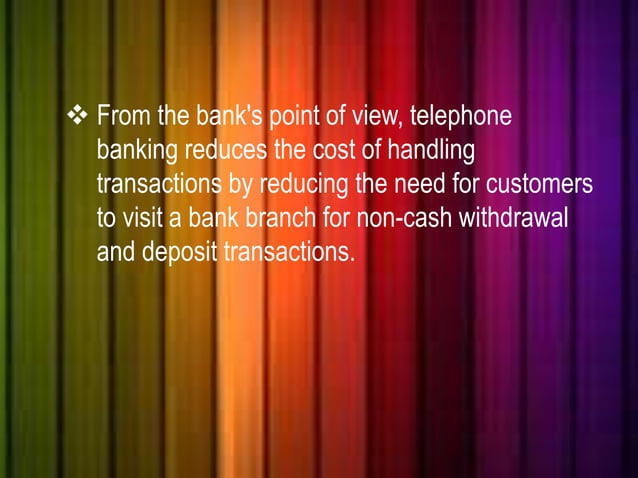 Telebanking and EDI system | PPT