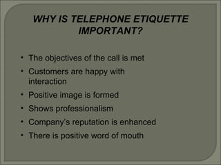 Presentation: Telephone Etiquette | PPT