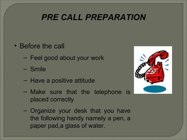 Presentation: Telephone Etiquette | PPT