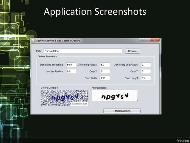 CAPTCHA Cracking System | PPT