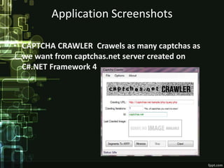 CAPTCHA Cracking System | PPT