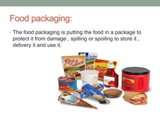 Food Packaging,Sharing Package,IDM8 | PPT | Free Download