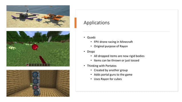 Rayon - Bullet Physics in Minecraft | PPTX