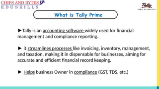 Presentation Template - TallyEssential Level 1 Certification.pptx ...