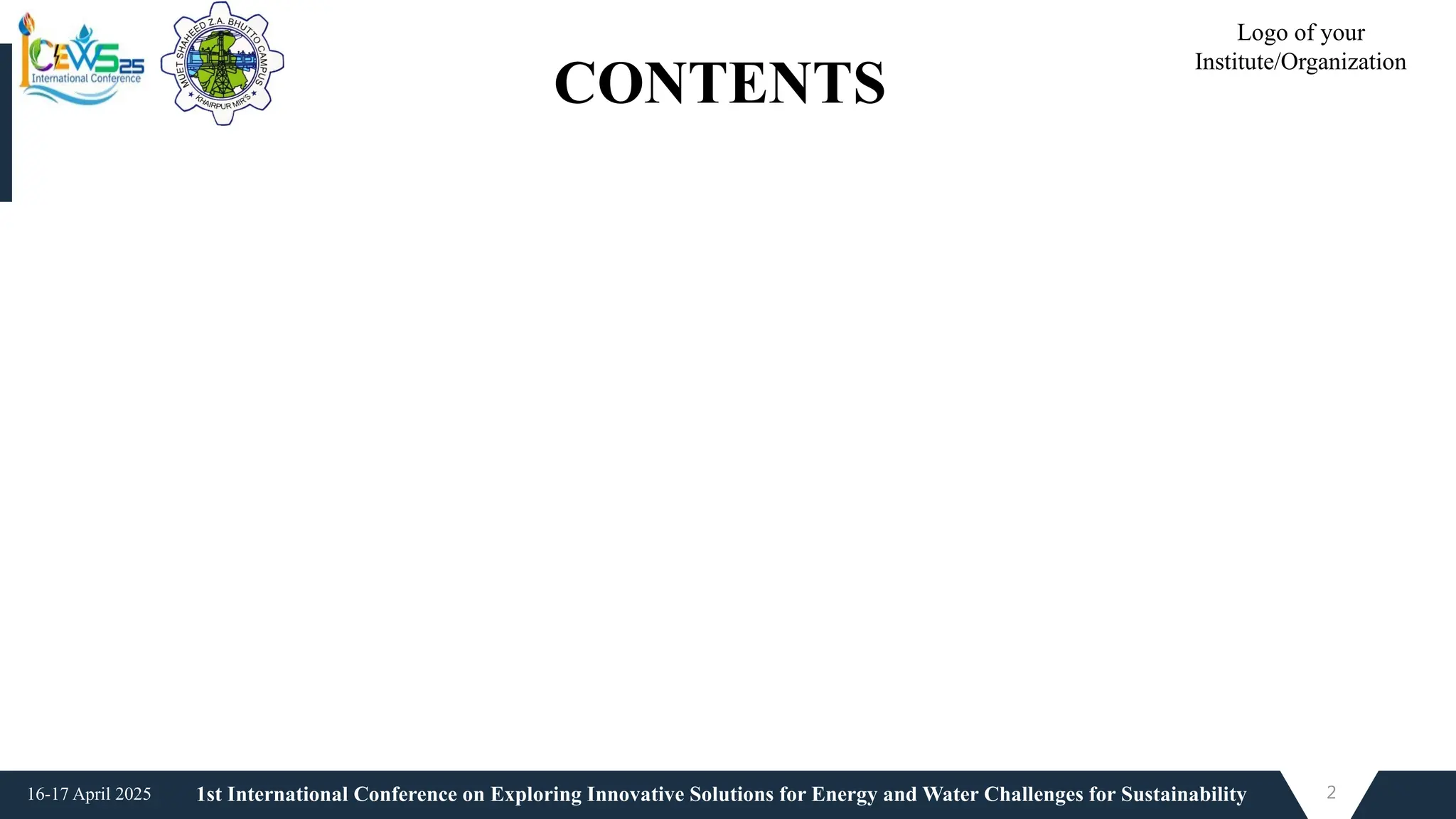 Presentation templete ICEWS-2025.pptx best | PPTX