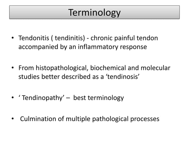 Presentation tendinopathy (1) (1).pdf | Physical Therapy | Wellness