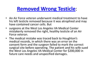 Presentation ten most famous medical mistakes | PPTX | Reproductive ...