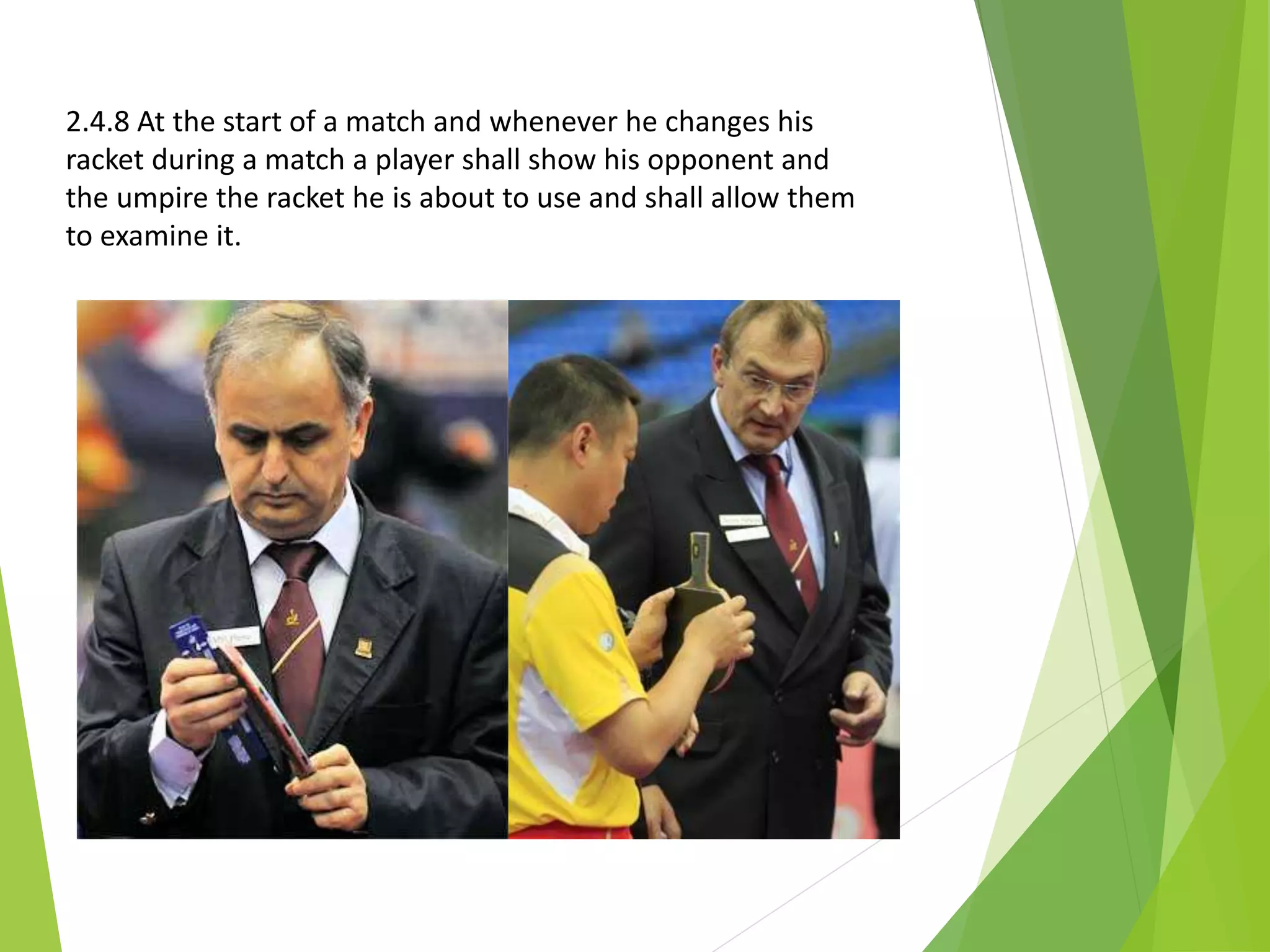 Tennis rules and regulations | PPTX | Table Tennis | Sports