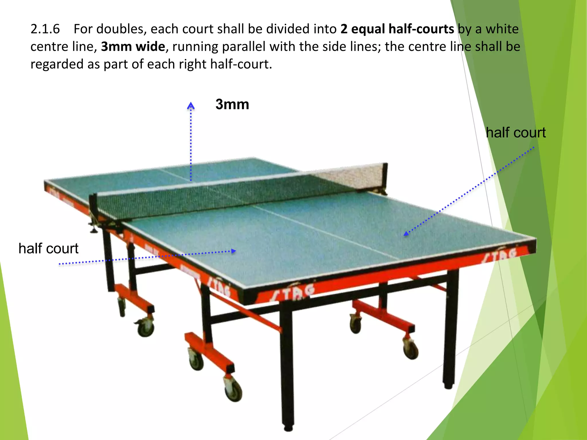 Tennis rules and regulations | PPTX | Table Tennis | Sports
