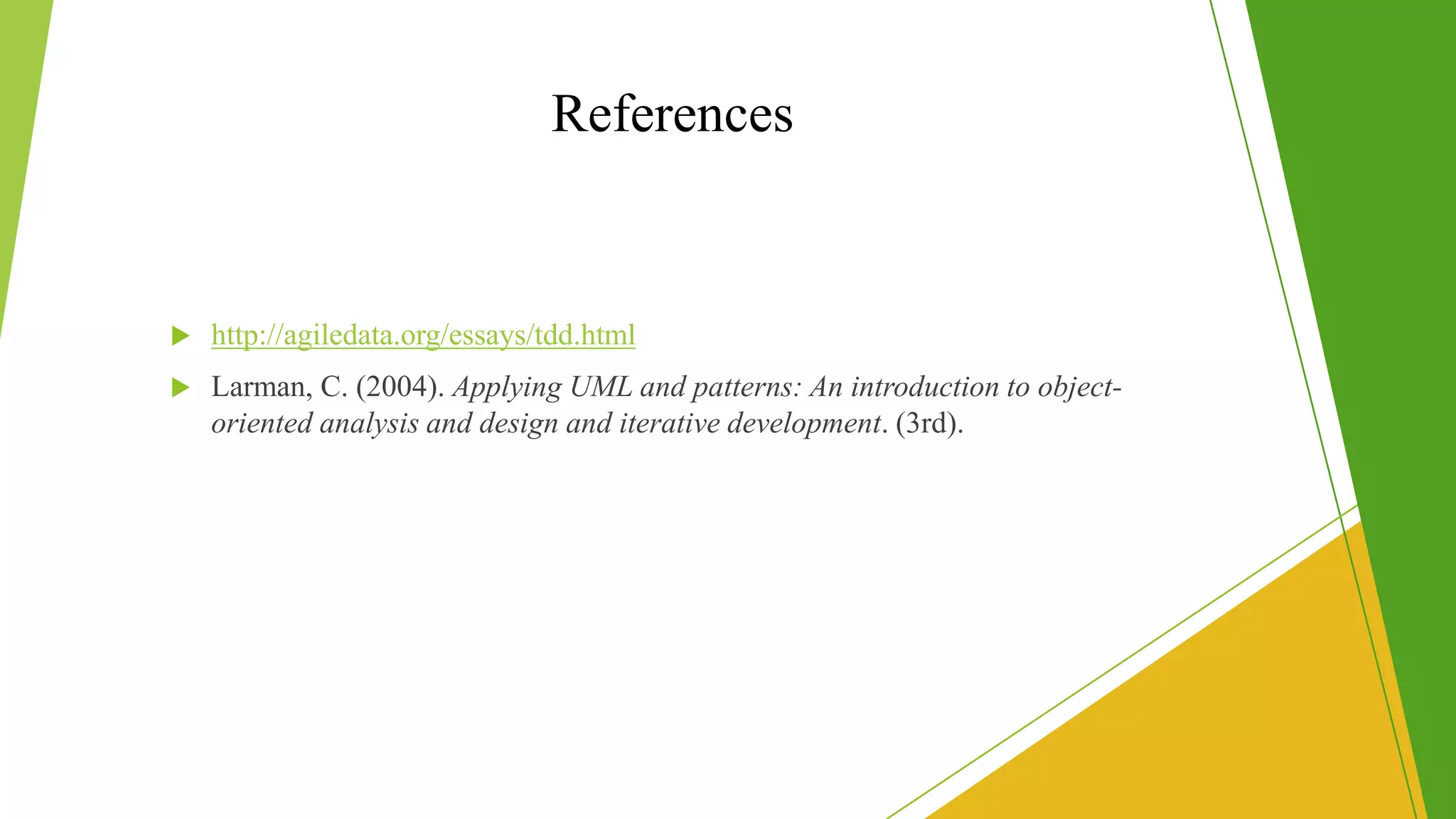Presentation Test Driven Development | PPTX